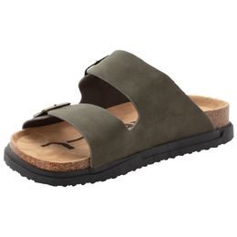 O`Neill O'NEILL Herren Sandale "VINCE SLIDER MEN LOW", Gr. 42, grün, Synthetik, Schuhe