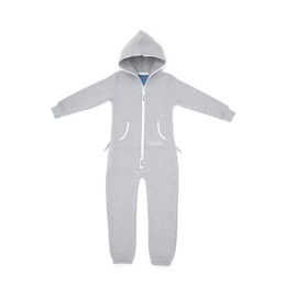 MONIZ Jungen Jumpsuit, Gr. 116, wei&szlig;, 80% Baumwolle, 20% Polyester, Overalls, mit kuscheligem Komfort