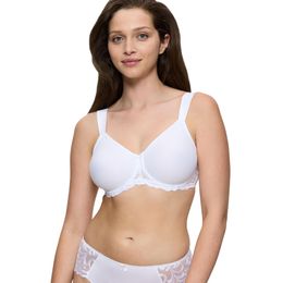 Triumph Damen Minimizer-BH "Modern Finesse W01", Gr. 80, wei&szlig;, Microtouch, Obermaterial: 65% Polyamid, 21% Elasthan, 14% Polyester, BHs, verkleinert