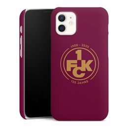 DeinDesign iPhone 12 mini Handy Premium Case Smartphone Handyh&uuml;lle Schutzh&uuml;lle matt 125 Jahre 1. Fc Kaiserslautern 1. Fck Premium Case