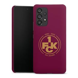 DeinDesign Galaxy A53 5G Handy Premium Case Smartphone Handyh&uuml;lle Schutzh&uuml;lle matt 125 Jahre 1. Fc Kaiserslautern 1. Fck Premium Case