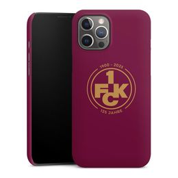 DeinDesign iPhone 12 Pro Max Handy Premium Case Smartphone Handyh&uuml;lle Schutzh&uuml;lle matt 125 Jahre 1. Fc Kaiserslautern 1. Fck Premium Case