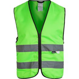 Endurance Jungen Funktionsweste, gr&uuml;n, Gr. XS, 100% Polyester, Westen, mit 3M-Reflexmaterial