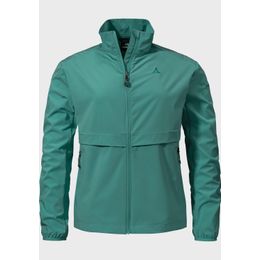 Sch&ouml;ffel SCH&Ouml;FFEL Damen Outdoorjacke "Jacket Graz L", gr&uuml;n, Gr. 44, Oberstoff : 90% Polyester 10% Elasthan (Coating: Polyurethan), Jacken