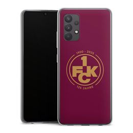 DeinDesign Galaxy A32 4G Handy Silikon H&uuml;lle Case transparent Handyh&uuml;lle 125 Jahre 1. Fc Kaiserslautern 1. Fck Silikon Case