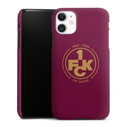 DeinDesign iPhone 11 Handy Premium Case Smartphone Handyh&uuml;lle Schutzh&uuml;lle matt 125 Jahre 1. Fc Kaiserslautern 1. Fck Premium Case