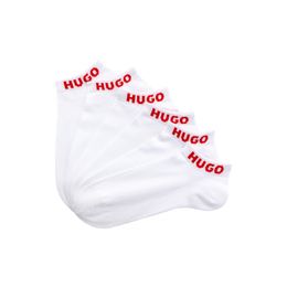 HUGO UNDERWEAR Herren Freizeitsocken "3P AS UNI CC", Gr. 39, weiß, Baumwollmischung, unifarben, Socken, mit Logostickerei
