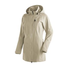 Maier Sports Damen Outdoorjacke "Perdura rec W", braun, Gr. 38, 50% Polyester, 50% Polyester (Recycelt), Jacken, Damen Funktionsmantel, wasserdichter