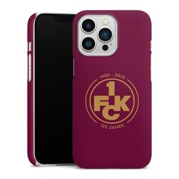 DeinDesign iPhone 13 Pro Handy Premium Case Smartphone Handyh&uuml;lle Schutzh&uuml;lle matt 125 Jahre 1. Fc Kaiserslautern 1. Fck Premium Case