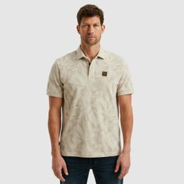PME-Legend PME LEGEND Herren Poloshirt "Short sleeve polo two tone pique printed", weiß, Gr. XXL, bedruckt, Jersey, Obermaterial: 100% Baumwolle, Shirts, mit
