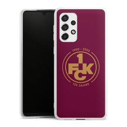 DeinDesign Galaxy A33 5G Handy Silikon H&uuml;lle Case transparent Handyh&uuml;lle 125 Jahre 1. Fc Kaiserslautern 1. Fck Silikon Case