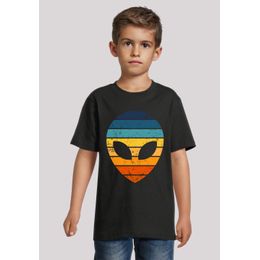 F4NT4STIC M&auml;dchen T-Shirt "Alien Sunset Retro", schwarz, Gr. 110, Obermaterial: 100% Baumwolle, Shirts, Premium Qualit&auml;t