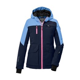 Killtec M&auml;dchen Skijacke "KSW 340 GRLS SKI JCKT", blau, Gr. 176, Oberstoff 1: 100% Polyester (recycelt)/ Oberstoff 2: 100% Polyester, Futter: 100%