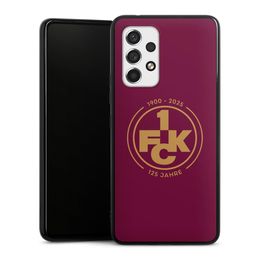 DeinDesign Galaxy A53 5G Handy Silikon H&uuml;lle Case schwarz Handyh&uuml;lle 125 Jahre 1. Fc Kaiserslautern 1. Fck