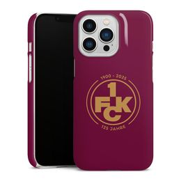 DeinDesign iPhone 13 Pro Handy Premium Case Smartphone Handyh&uuml;lle Schutzh&uuml;lle gl&auml;nzend 125 Jahre 1. Fc Kaiserslautern 1. Fck Premium Case