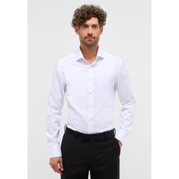 Eterna Herren Langarmhemd "SLIM FIT", wei&szlig;, Gr. 43, 100% Baumwolle, Hemden, NON IRON (b&uuml;gelfrei)