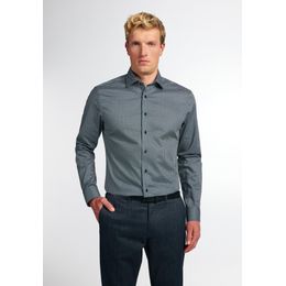 Eterna Herren Langarmhemd "SLIM FIT", gr&uuml;n, Gr. 42, Twill, 100% cotton, Hemden, NON IRON (b&uuml;gelfrei)