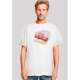 F4NT4STIC Damen T-Shirt "Cars Lightning McQueen", wei&szlig;, Gr. XS, Obermaterial: 100% Baumwolle, Shirts, Premium Qualit&auml;t