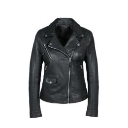 Freaky Nation Damen Lederjacke "City Love-FN", schwarz, Gr. XXS, Oberstoff: 100% Schafsleder; Futter: 100% Baumwolle, Jacken