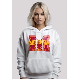 F4NT4STIC Damen Kapuzenpullover "Sex Education Moordale Cracked M 2 Netflix", wei&szlig;, Gr. M, Obermaterial: 65% Baumwolle, 35% Polyester, Pullover,