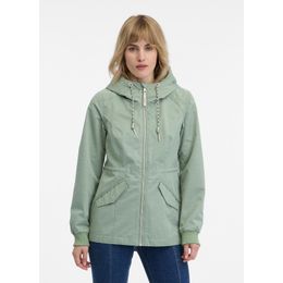 Ragwear Damen Outdoorjacke "DOWEY", gr&uuml;n, Gr. S, gemustert, Web, Obermaterial: 100% Polyester, Jacken