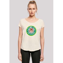 F4NT4STIC Damen T-Shirt "Stranger Things Hawkins Tiger Circle", wei&szlig;, Gr. L, Obermaterial: 100% Baumwolle, Shirts, Premium Qualit&auml;t
