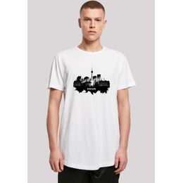 F4NT4STIC Herren T-Shirt "Cities Collection - Berlin skyline", weiß, Gr. XXL, Obermaterial: 100% Baumwolle, Shirts, Print
