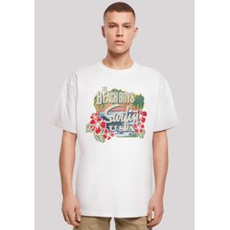 F4NT4STIC Damen T-Shirt "The Beach Boys Musik Band Tropical", wei&szlig;, Gr. M, Obermaterial: 100% Baumwolle, Shirts, Premium Qualit&auml;t