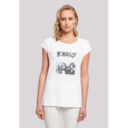F4NT4STIC Damen T-Shirt "The Pink Floyd Julia Dream Summer Vintage Rock", wei&szlig;, Gr. XS, Obermaterial: 100% Baumwolle, Shirts, Damen,Premium