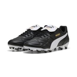 Puma Herren Fu&szlig;ballschuh "KING TOP FG/AG Fu&szlig;ballschuhe Erwachsene", Gr. 44, schwarz-wei&szlig;, Obermaterial: Synthetik; Futter: Synthetik; Innensohle: