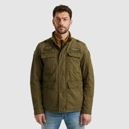 PME-Legend PME LEGEND Herren Canvasjacke, gr&uuml;n, Gr. XL, Canvas, Obermaterial: 68% Baumwolle, 32% Nylon, Jacken, mit aufgesetzten 2- Wegetaschen