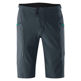Gonso Herren Radhose "VALDES", grau, Gr. XXL, 85% Polyester (Recycelt), 15% Elastan, Hosen, Herren Bike-Shorts, atmungsaktive MTB Fahrradhose, Bund