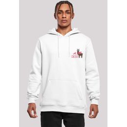 F4NT4STIC Herren Kapuzenpullover "Christmas Deer", wei&szlig;, Gr. XL, Obermaterial: 65% Baumwolle, 35% Polyester, Pullover, Premium Qualit&auml;t, Rock-Musik,