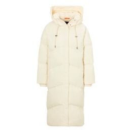 BOSS Orange Damen Steppjacke "Paretto Premium Damenmode", wei&szlig;, Gr. 46, unifarben, Steppware, Obermaterial: 100% Polyester, Jacken, mit Kordel