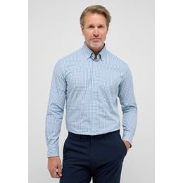 Eterna Herren Langarmhemd "MODERN FIT", gr&uuml;n, Gr. 41, Popeline, 100% Baumwolle, Hemden, NON IRON (b&uuml;gelfrei)