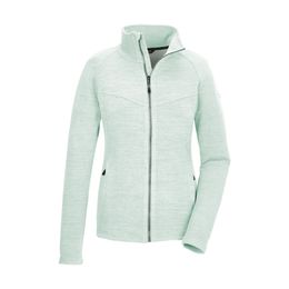 Killtec Damen Strickjacke "KOW 112 WMN FLX JCKT", grün, Gr. 40, Oberstoff: 100% Polyester, Strickjacken, Powerstretchjacke, Melange Optik,