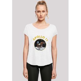 F4NT4STIC Damen T-Shirt "NASA Classic Mondlandung White", wei&szlig;, Gr. XS, Obermaterial: 100% Baumwolle, Shirts, Print