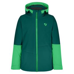Ziener Jungen Skijacke "AVAK", grün, Gr. 104, Obermaterial: 100% Polyester;Futter: 1. 100% Polyamid, 2. 100% Polyester;Wattierung: 100% Polyester;,