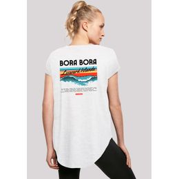 F4NT4STIC Damen T-Shirt "Bora Bora Leewards Island", wei&szlig;, Gr. S, Obermaterial: 100% Baumwolle, Shirts, Premium Qualit&auml;t