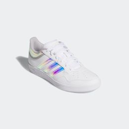 Damen Sneaker "HOOPS 4.0", adidas Sportswear, Gr. 42,5, weiß, Synthetik, Schuhe