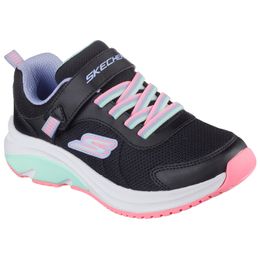 Skechers Mädchen Sneaker "Skechers ELITE SPORT TEMPO", Gr. 30, bunt, Lederimitat, Textil, kontrastfarbene Details, Schuhe, Trekking Schuh mit