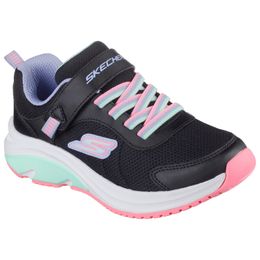 Skechers M&auml;dchen Sneaker "Skechers ELITE SPORT TEMPO", Gr. 32, bunt, Lederimitat, Textil, kontrastfarbene Details, Schuhe, Trekking Schuh mit