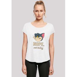 F4NT4STIC Damen T-Shirt "Tom and Jerry TV Serie Nope Not Today", wei&szlig;, Gr. S, Obermaterial: 100% Baumwolle, Shirts, Damen,Premium