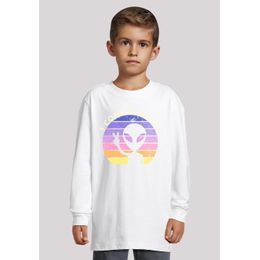 F4NT4STIC Jungen T-Shirt "Alien Peace Sunset", wei&szlig;, Gr. 134, Obermaterial: 100% Baumwolle, Shirts, Premium Qualit&auml;t