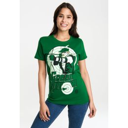 logoshirt Damen T-Shirt "Green Lantern", grün, Gr. S, bedruckt, 100% Baumwolle, Shirts, mit lizenziertem Originaldesign