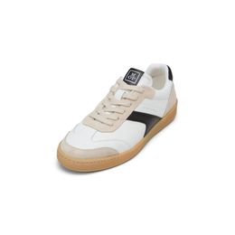Marc O'Polo MARC O'POLO Herren Sneaker "aus edlem Rindleder", Gr. 45, weiß, Obermaterial: 100% Leder (Rind), Schuhe