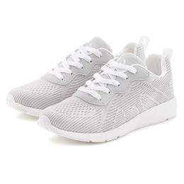 Lascana Damen Sneaker, Gr. 35, grau, Obermaterial: 100% Textilmaterial. Decksohle: 100% Textilmaterial. Futter: 100% Textilmaterial. Laufsohle: 100%