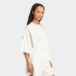 Damen T-Shirt "W ALL SZN SL T", wei&szlig;, Gr. L, adidas Sportswear, Obermaterial: 100% Baumwolle, Shirts