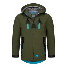 Arctic Seven Herren Softshelljacke "ASLasaro", gr&uuml;n, Gr. L, Obermaterial: 96% Polyester, 4% Elasthan; Innenseite: 100% Polyester, Jacken, mit