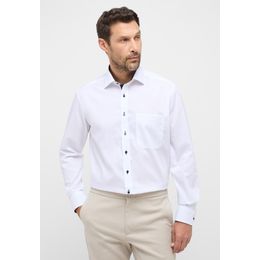 Eterna Herren Langarmhemd "COMFORT FIT", weiß, Gr. 43, 100% Baumwolle, Hemden, NON IRON (bügelfrei)